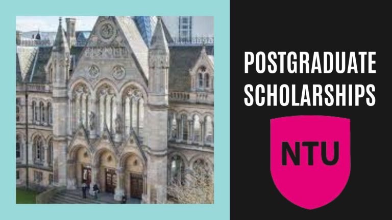 Nottingham Trent University Postgraduate Scholarships For International